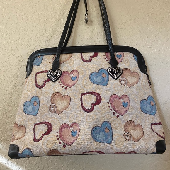 Brighton | Bags | Brighton Jacquard Multi Hearts | Poshmark